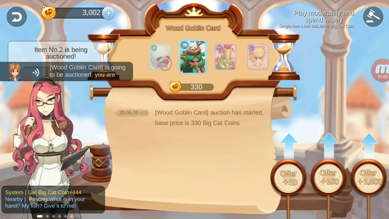 Buying Wood Goblin Card in Weekly Auction RAGNAROK MOBILE ETERNAL LOVE ...