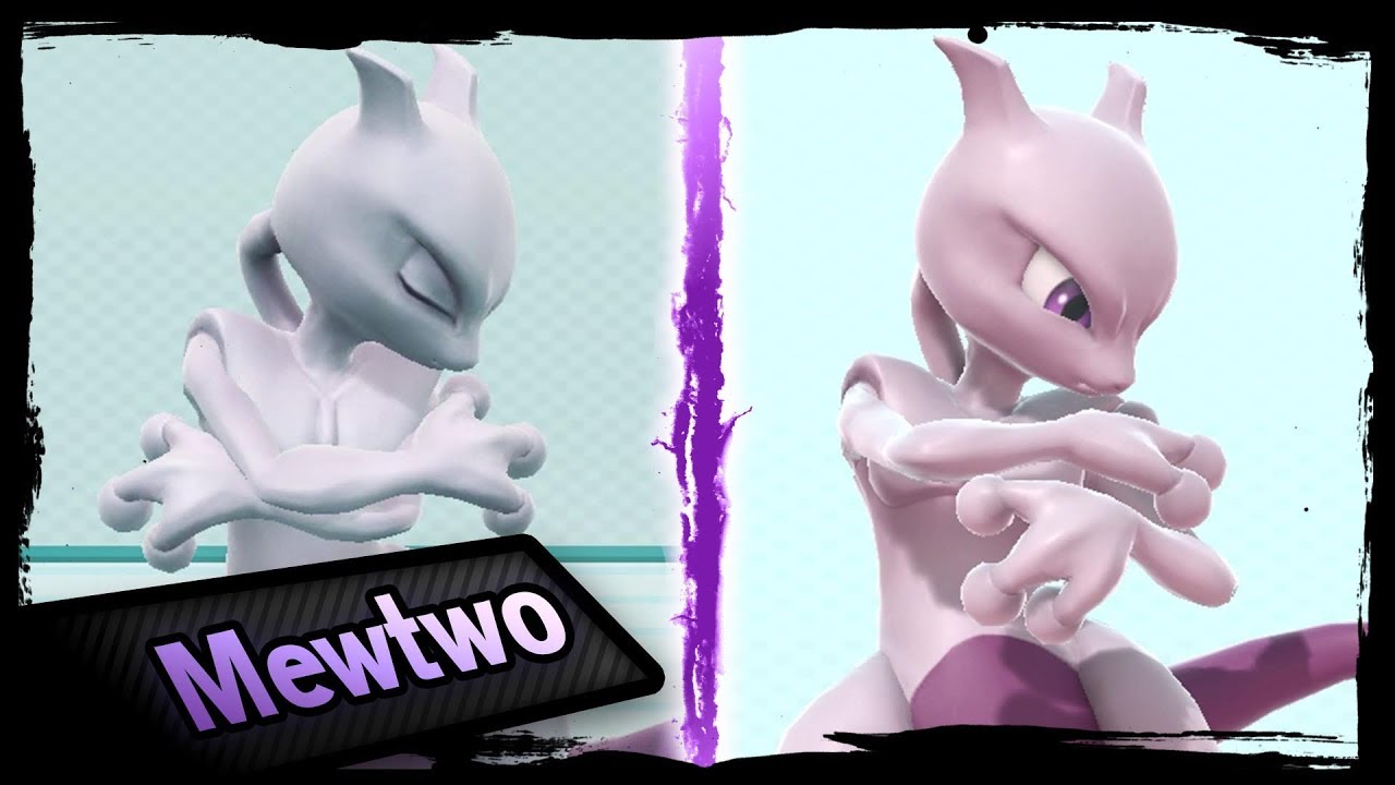 Moveset Animation Comparison | MEWTWO - YouTube