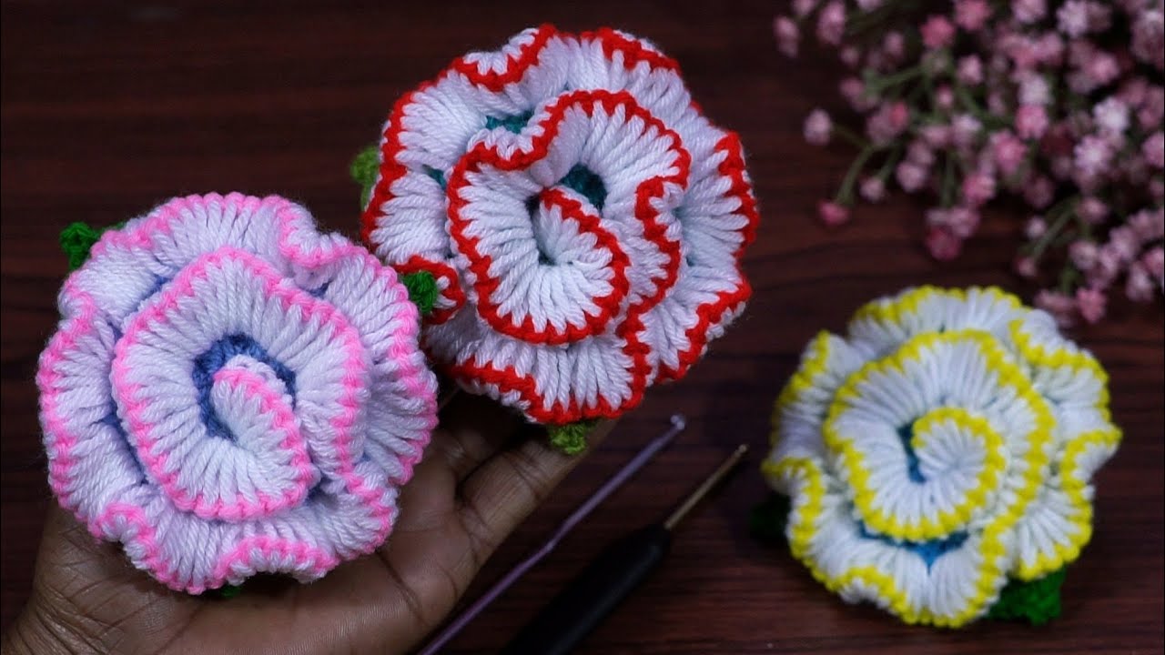 Beautiful Crochet Rose in Minutes: Beginner-Friendly! How to Make a ...
