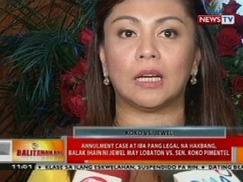 BT: Annulment case, balak ihain ni Jewel Lobaton vs. Sen. Koko Pimentel ...