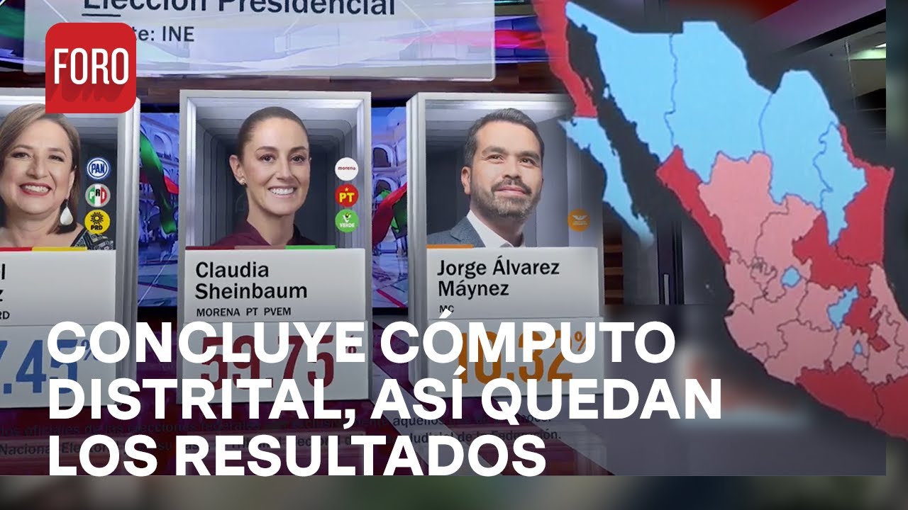 INE da resultados finales tras recuento y cómputo; confirman triunfo de ...