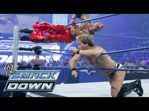 Jeff Hardy vs Kane vs Rey mysterio vs Chris jericho - Smackdown HD , (1/2)