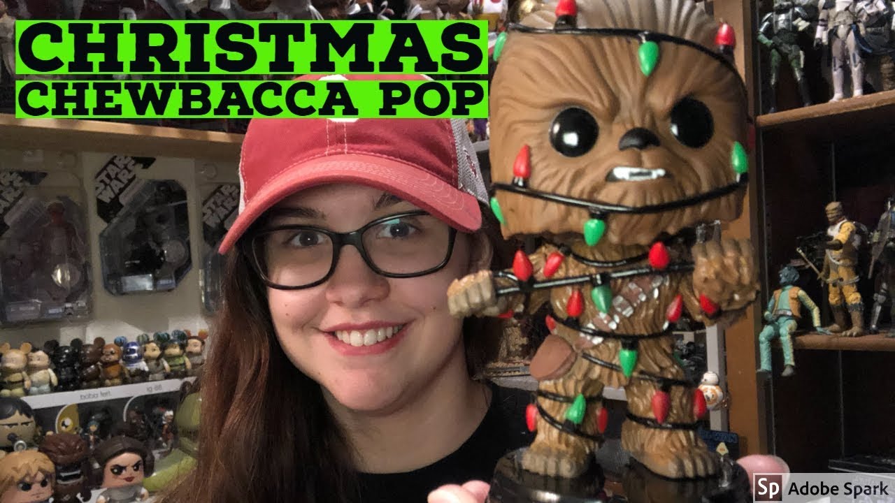 Star Wars Funko POP: (Holiday) Chewbacca W/ Lights Review - YouTube