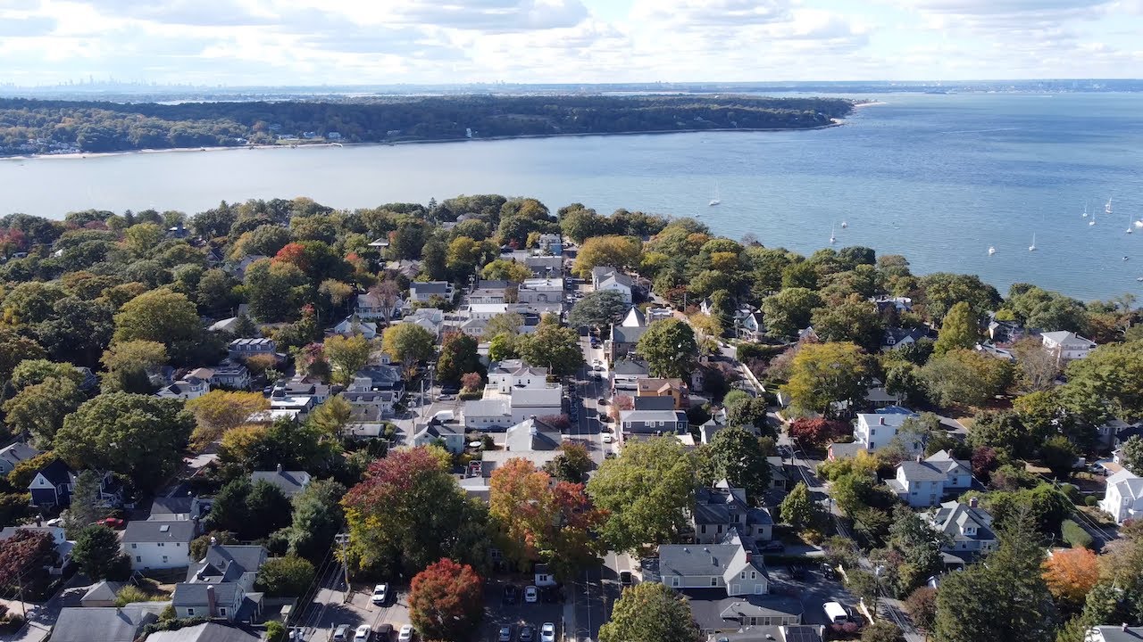 Sea Cliff, New York (4K Drone Footage) - YouTube