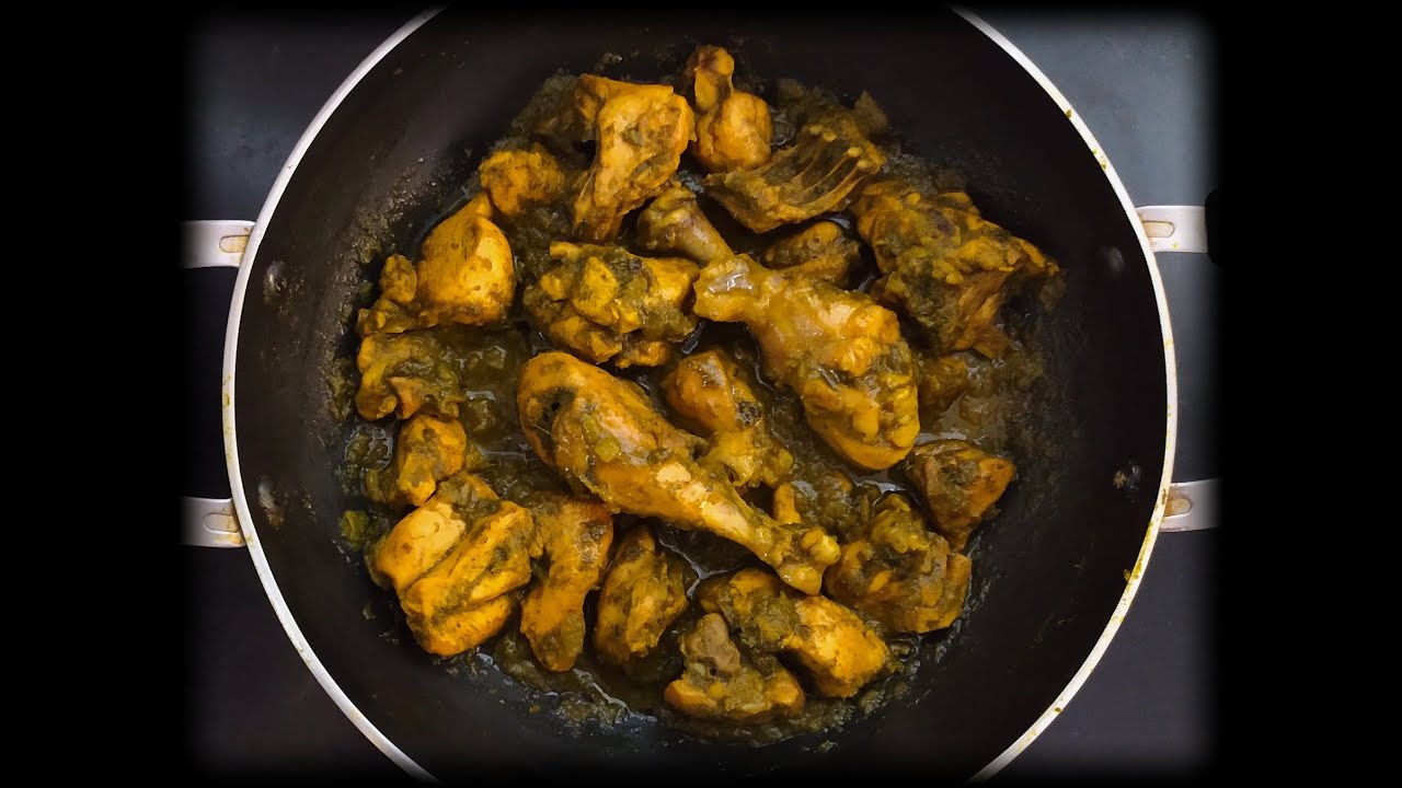 Pudina Chicken Semi Gravy | Delicious Pudina Chicken Curry Recipe ...