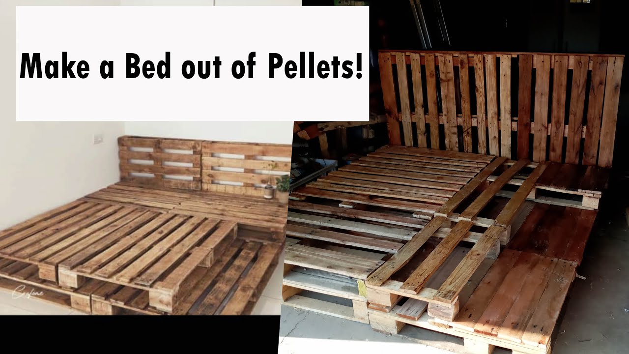 Make your own DIY bed with Pellets! - YouTube