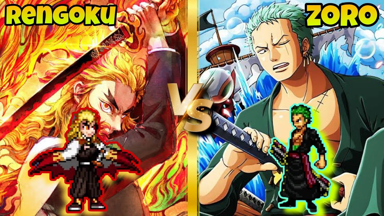Jump Force MUGEN - Zoro vs Rengoku - YouTube