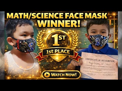 MATH/SCIENCE FACEMASK contest 1rst Placer! - YouTube