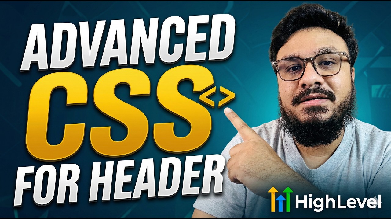 GoHighLevel Website Header Advanced CSS - Change Color On Scroll - YouTube