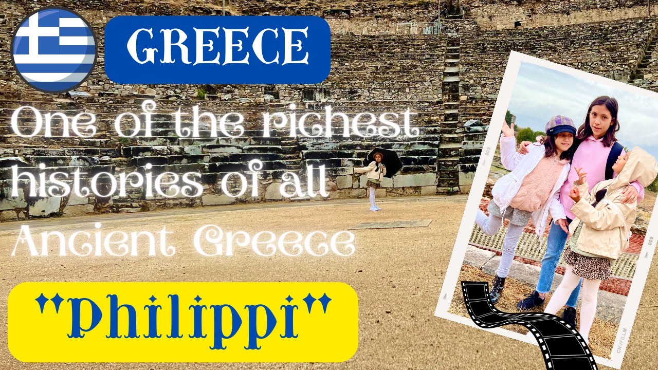 🇬🇷FIRST TIME in ARCHEOLOGICAL SITE OF PHILIPPI! A UNESCO World Heritage ...