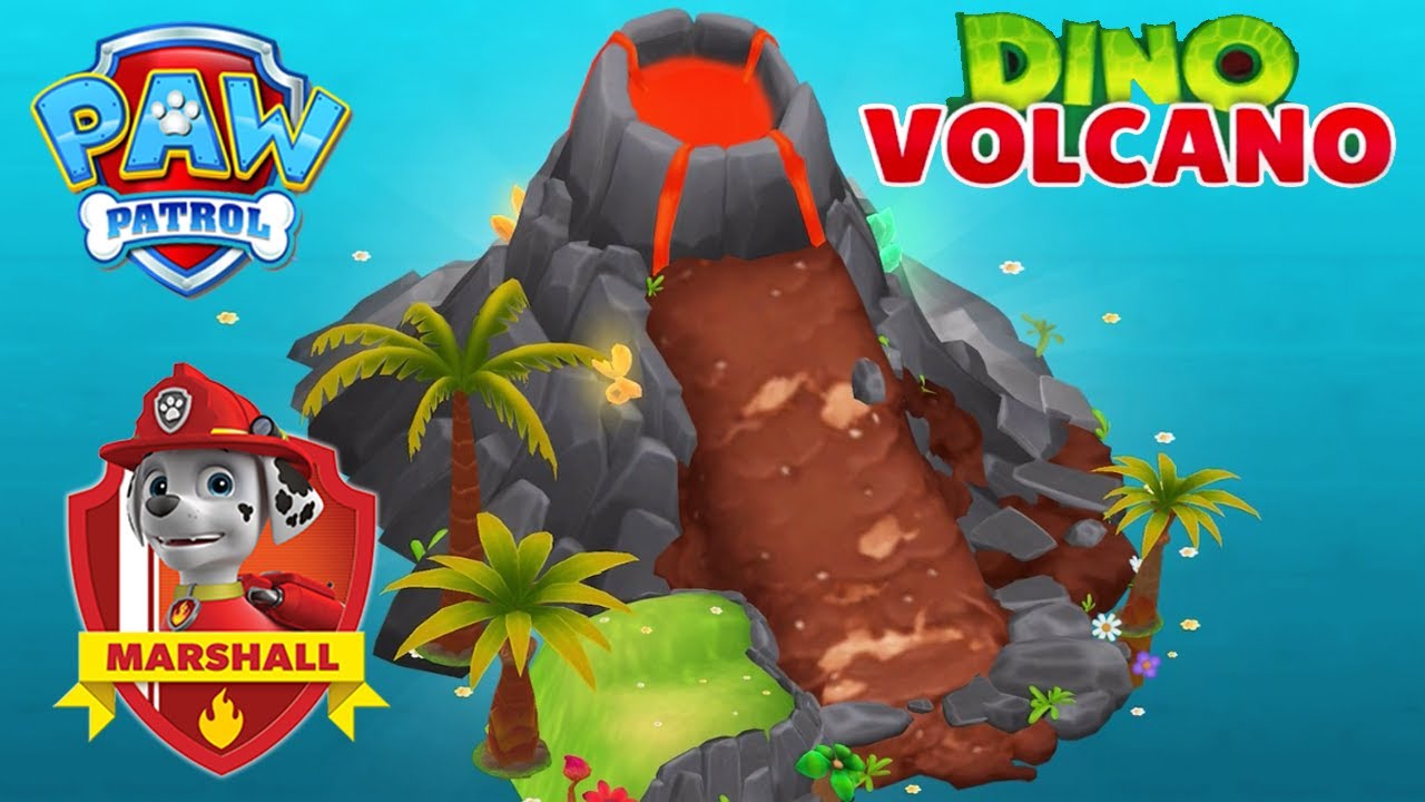 PAW Patrol Rescue World - NEW Volcano Location | Shoot The Lava - YouTube