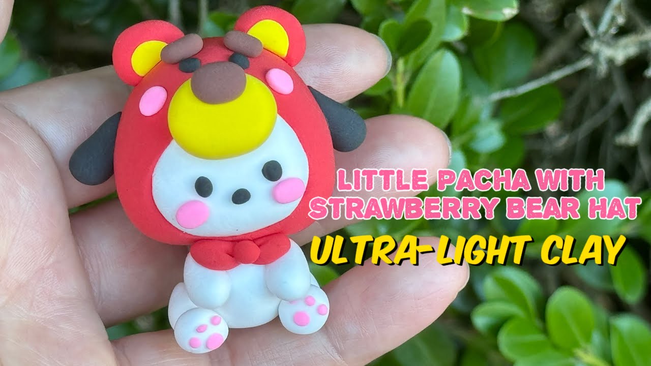 Pawsitively Sweet: DIY Strawberry Bear Hat for Pacha Dog with Ultra ...