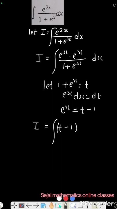 integration by substitute method #maths #viralvideo #integralcalculus - YouTube