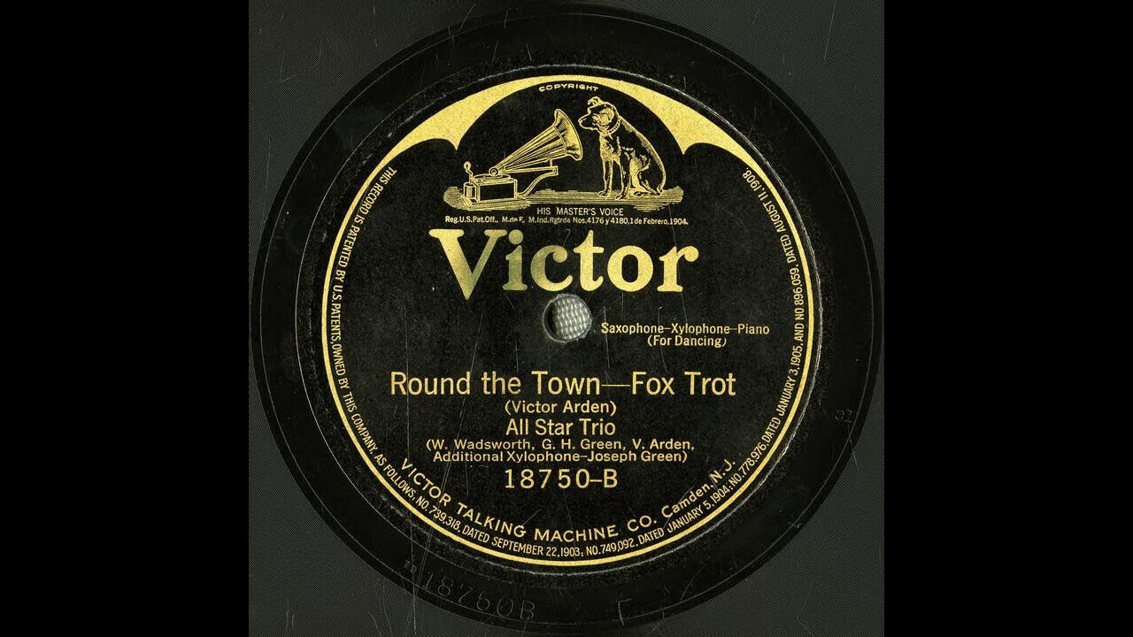 Round the town #1921 #vinyl shellac records - YouTube