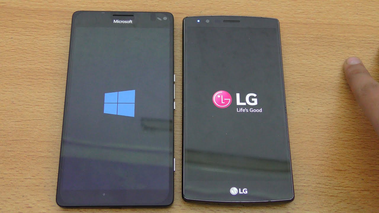Microsoft Lumia 950XL vs LG G4 - Speed & Camera Test (4K) - YouTube