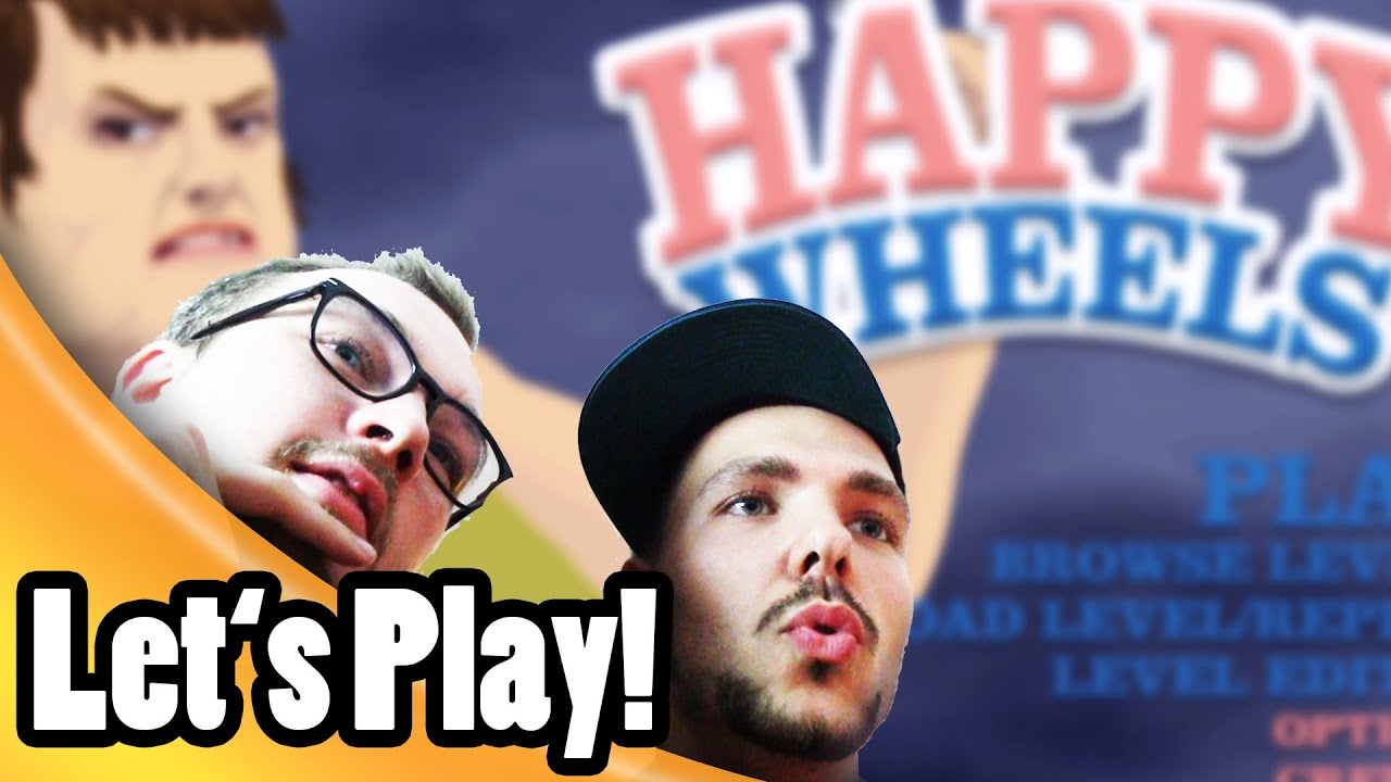 Happy Wheels Multiplayer | DuO Let's Play - YouTube