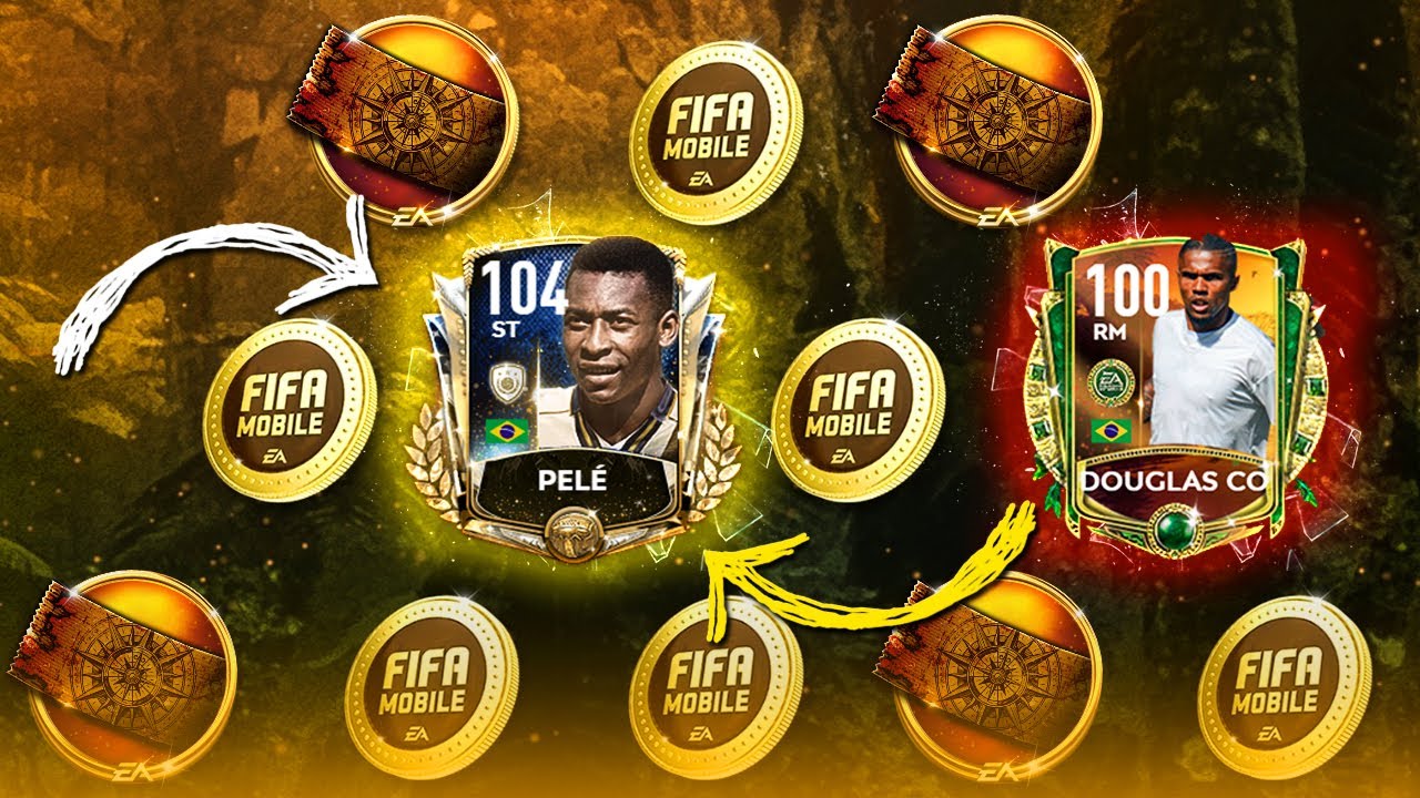 ЖЁСТКИЙ ЭКСПЕРИМЕНТ : 50 БИЛЕТОВ ПУТЕШЕСТВИЯ = PELE 104 !?? FIFA MOBILE ...