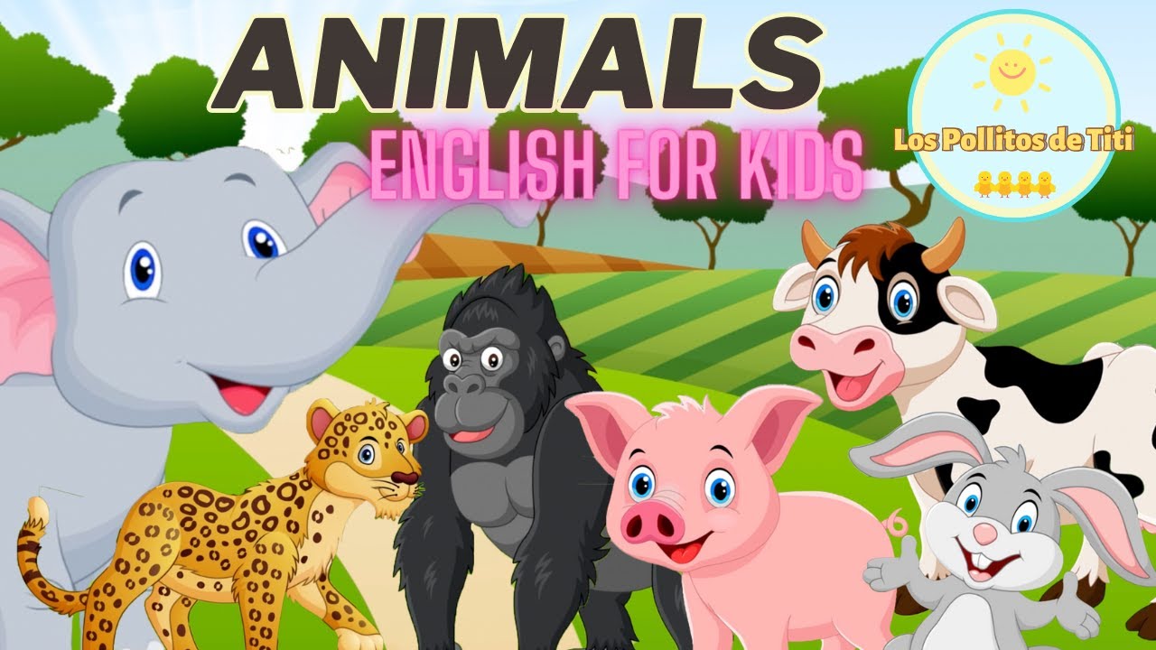 ANIMALS SOUNDS | ENGLISH BASIC FOR KIDS N TODDLER FULL VIDEO - YouTube