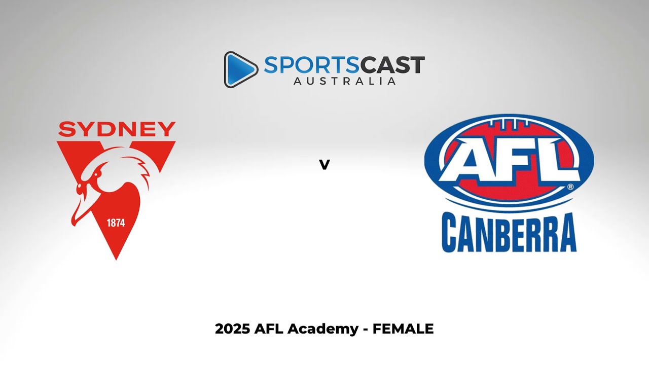 2025 AFL Academy - FEMALE - u22's - Sydney Swans v AFL Canberra - YouTube
