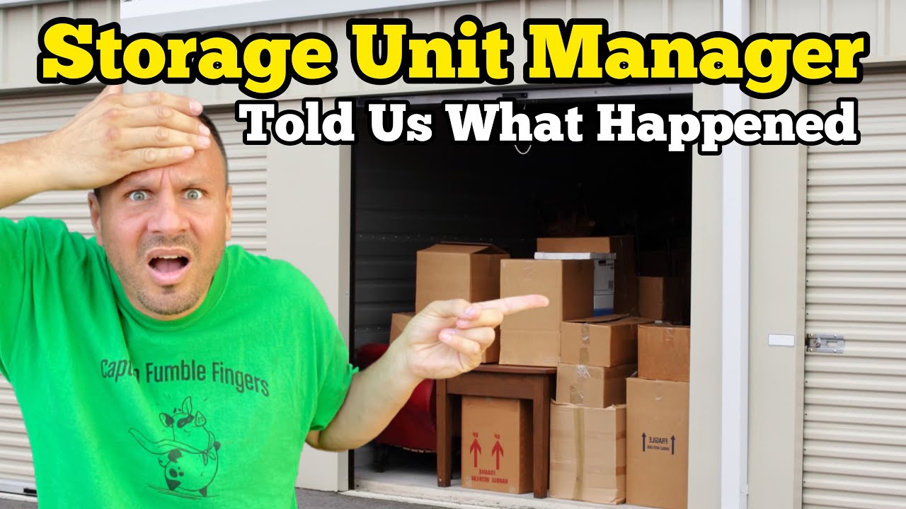 THE MANAGER TOLD US WHAT HAPPENED / I Bought An Abandoned Storage Unit ...