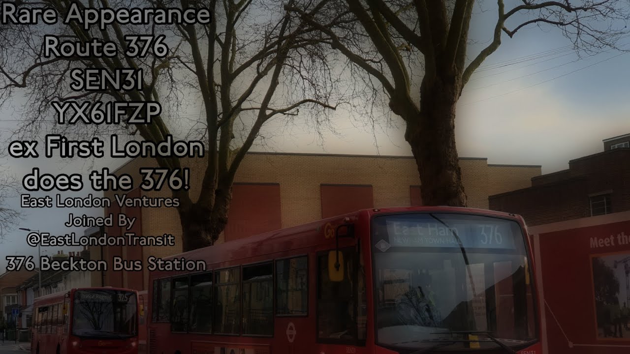 *RARE WORKING* SEN31 makes an appearance on the London Bus Route 376 ...