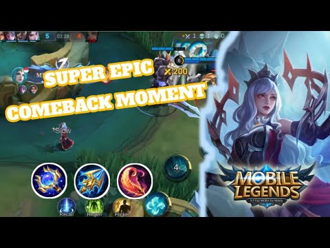 MOMENT EPIC COMEBACK VEXANA 😱 | BUILD DAMAGE VEXANA | MOBILE LEGENDS ...