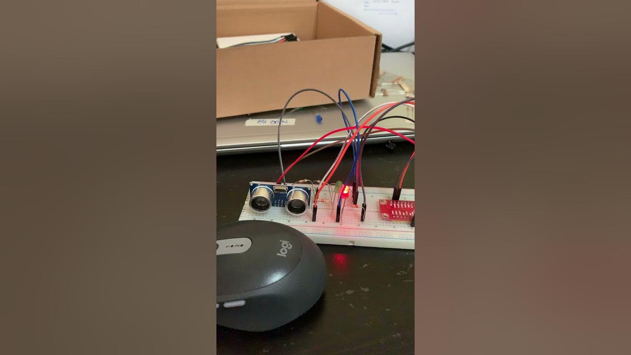Ultrasonic Object Detection 2 Leds Youtube
