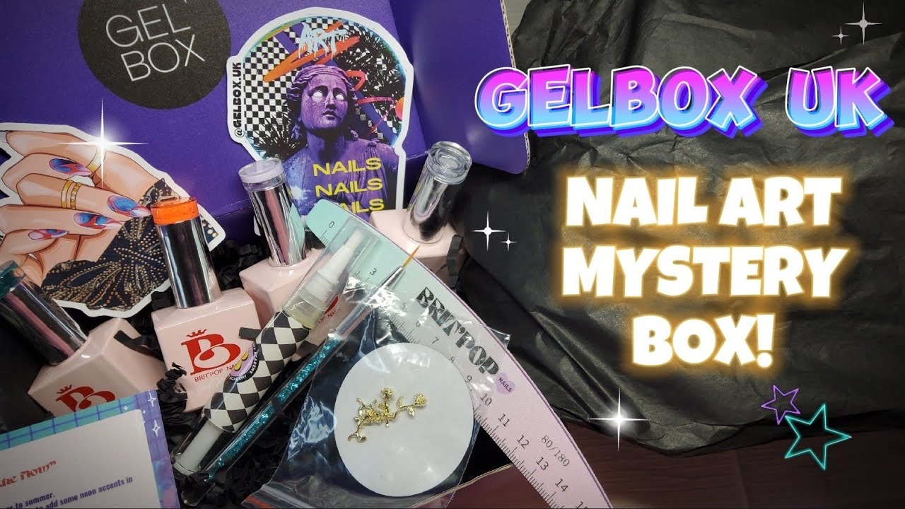 GELBOX UK | HEMA-FREE GEL NAIL ART MYSTERY BOX! - YouTube