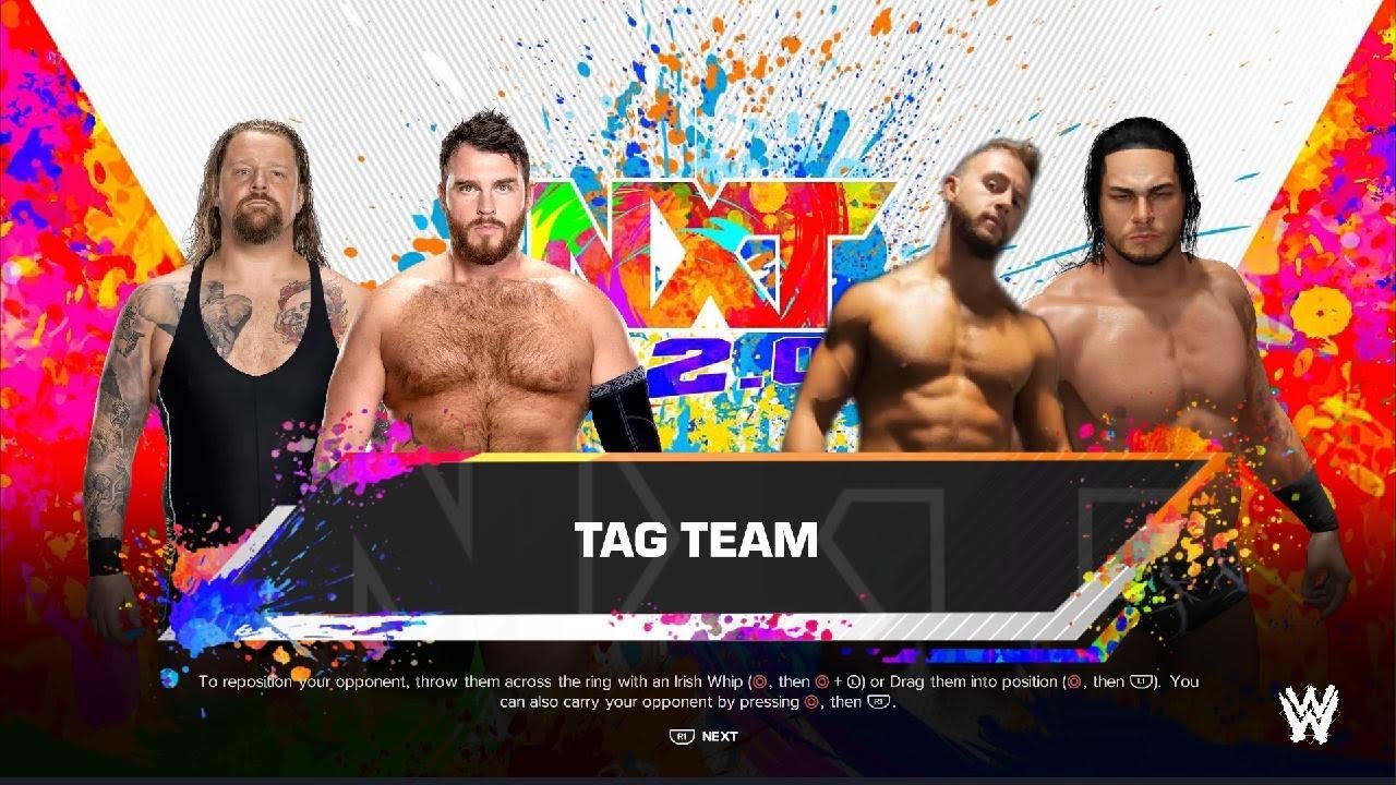 WWE 2K24 NXT Level Up 10-11-2024 Gallus Vs Cutler James & Shiloh Hill ...