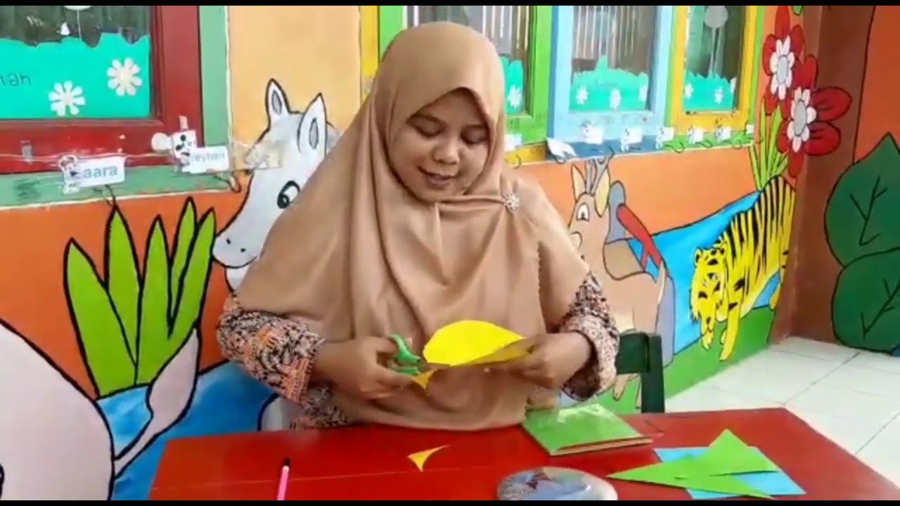 Pembelajaran TK A Sentra Balok (Mengenal Geometri dan Permainan Injak ...