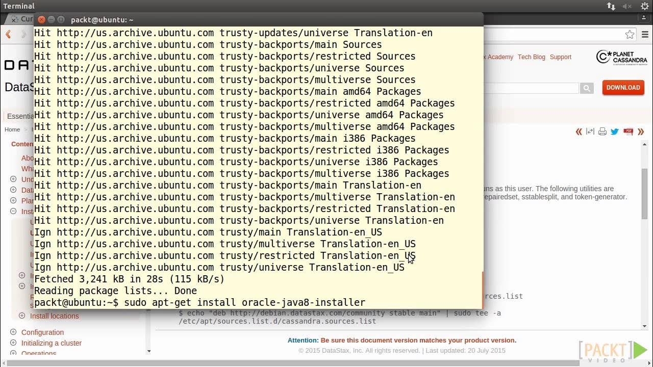 Mastering Cassandra: Java Development Kit | packtpub.com - YouTube
