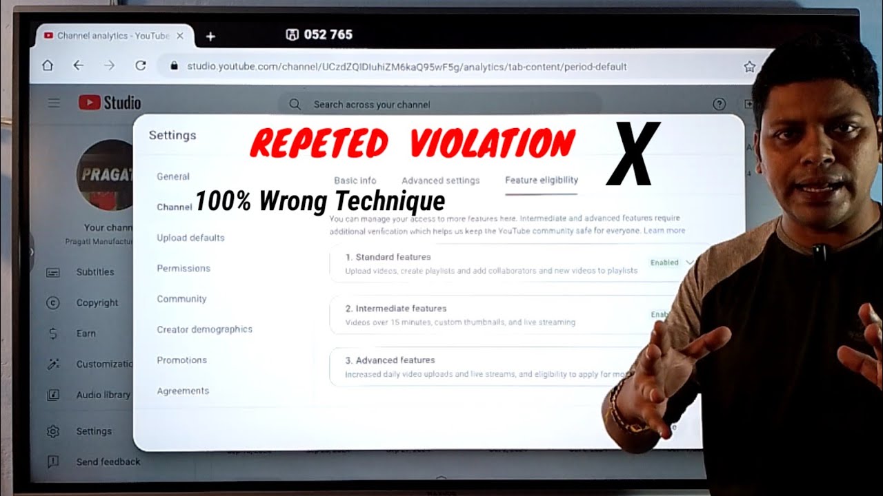Actual Meaning of Repeated Violation on YouTube Channel | What is ...