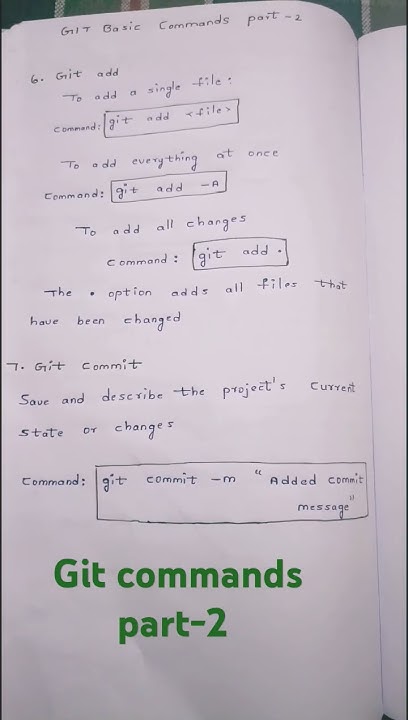 ##Git commands part-2 ## - YouTube