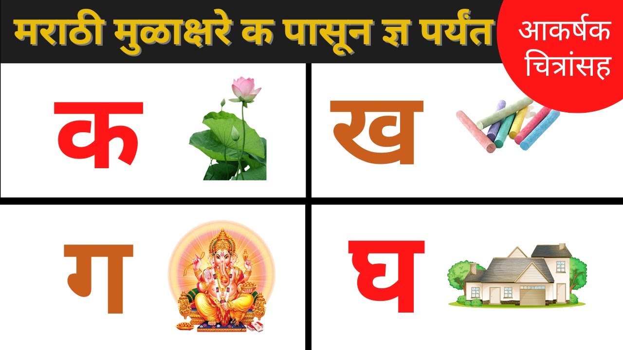 Mulakshare Marathi । Alphabets । Marathi Varnamala । मराठी मुळाक्षरे ...