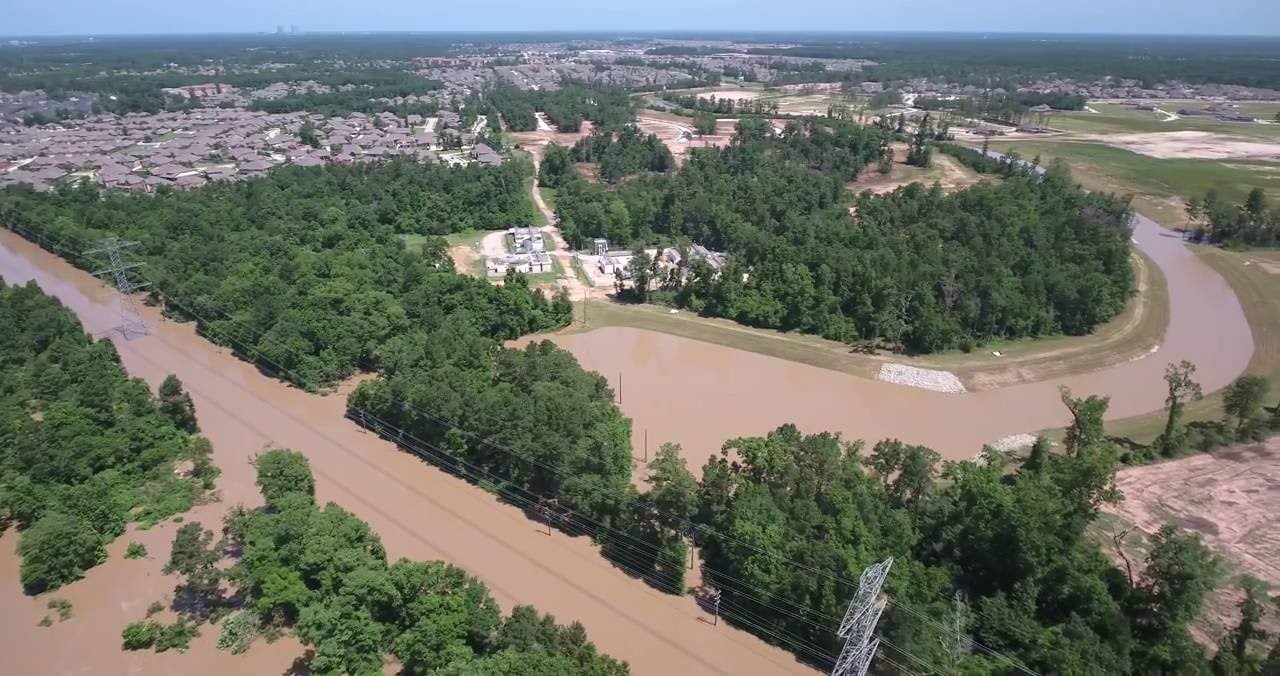 Flooding of Spring Creek - May 28th 2016 - DJI Phantom 4 - YouTube