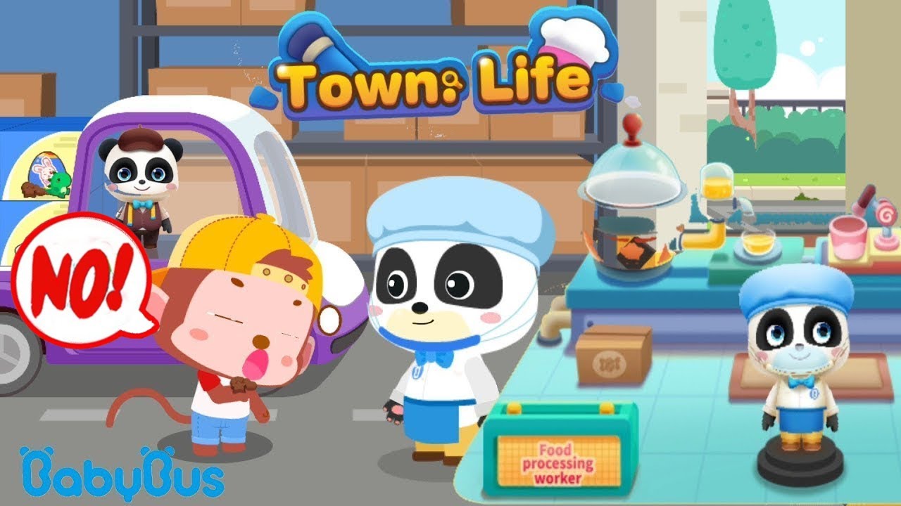 Little Panda Food Processing Worker - Open a Snack Factory and Make ...