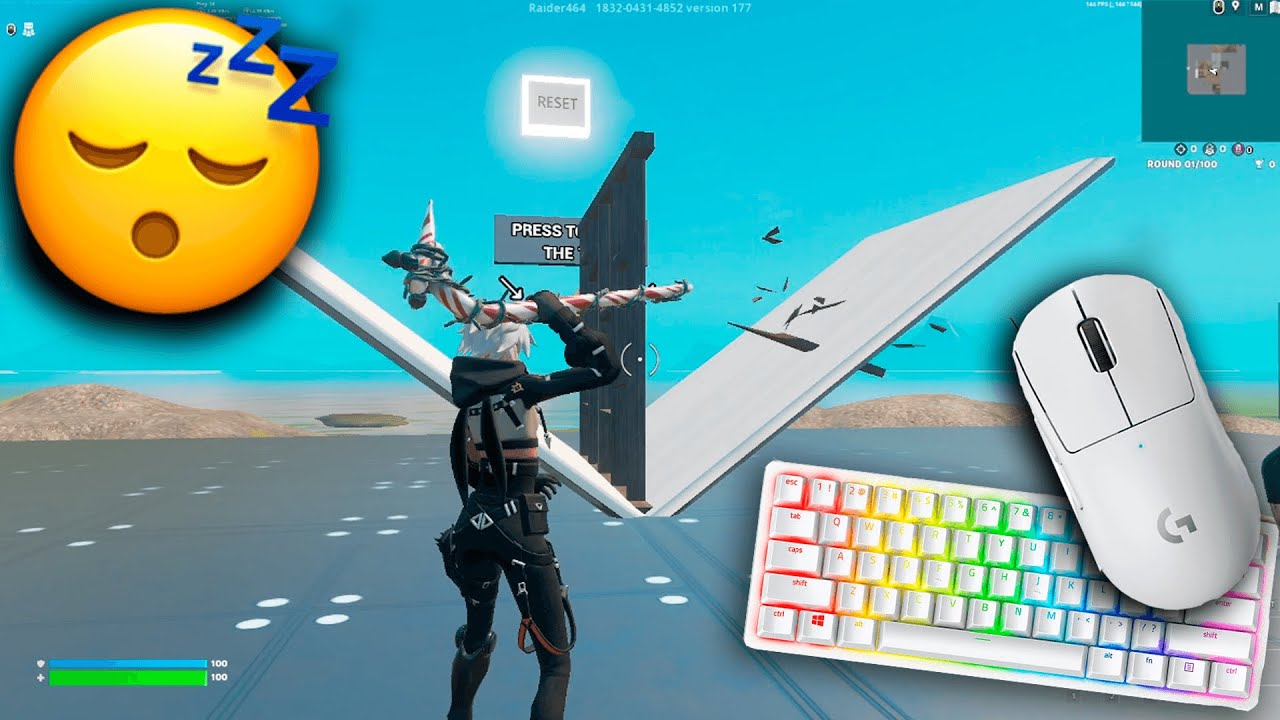 ASMR Chill🤩 Build fight 1v1🏆Satisfying Keyboard Fortnite - YouTube