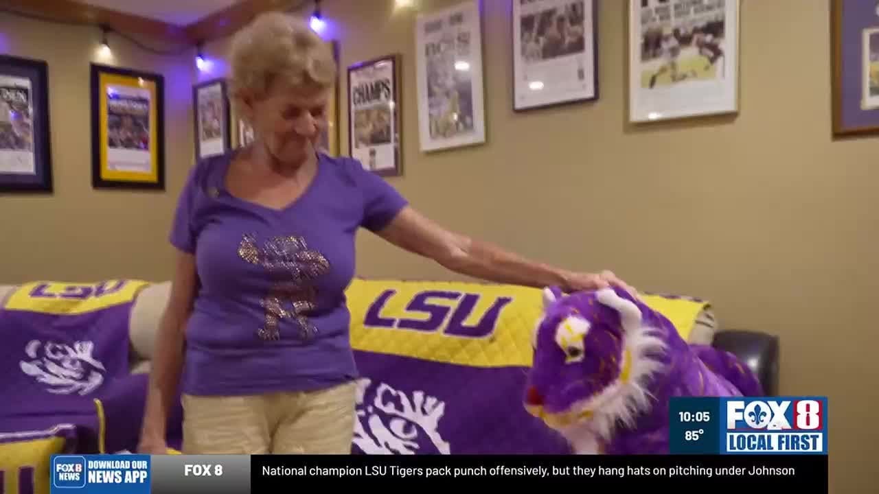 LSU fans return from Omaha, Chalmette superfan celebrates CWS title win ...
