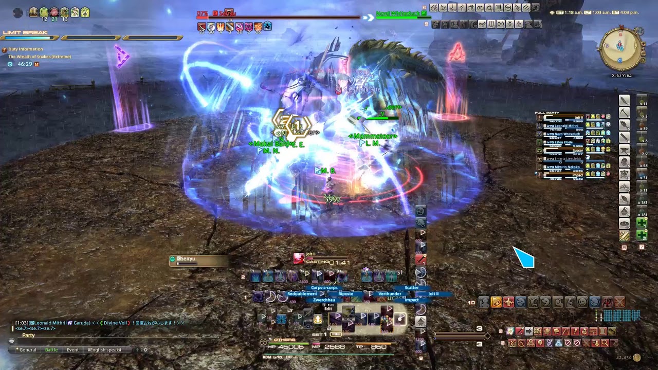 FFXIV Online The Wreath of Snakes/ The Wreath of Snakes Extreme - YouTube