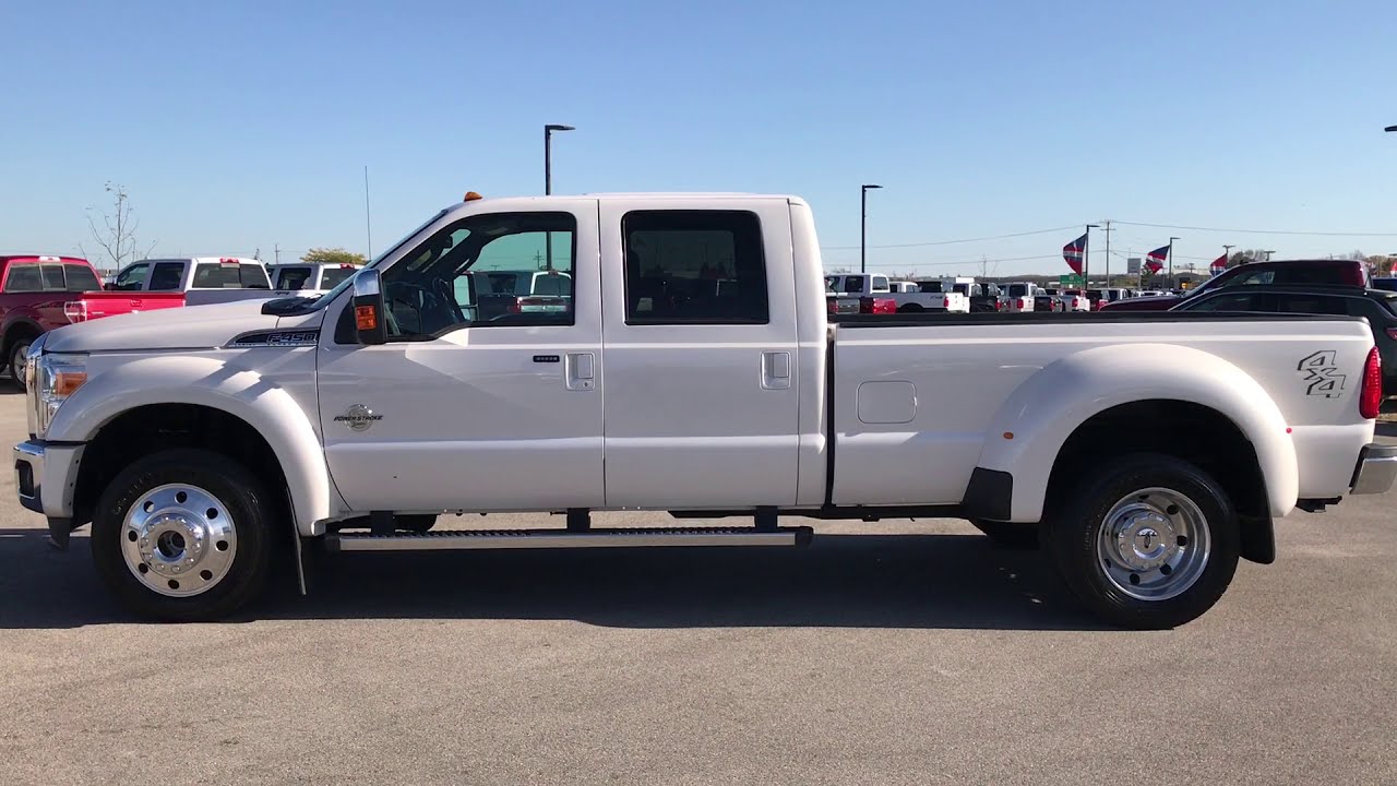 2016 FORD F450 F-450 F 450 POWERSTROKE DIESEL LARIAT WALKAROUND $57,999 ...
