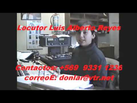 Locutor Luis Alberto Reyes graba comercial en radio carolina 1992 - YouTube