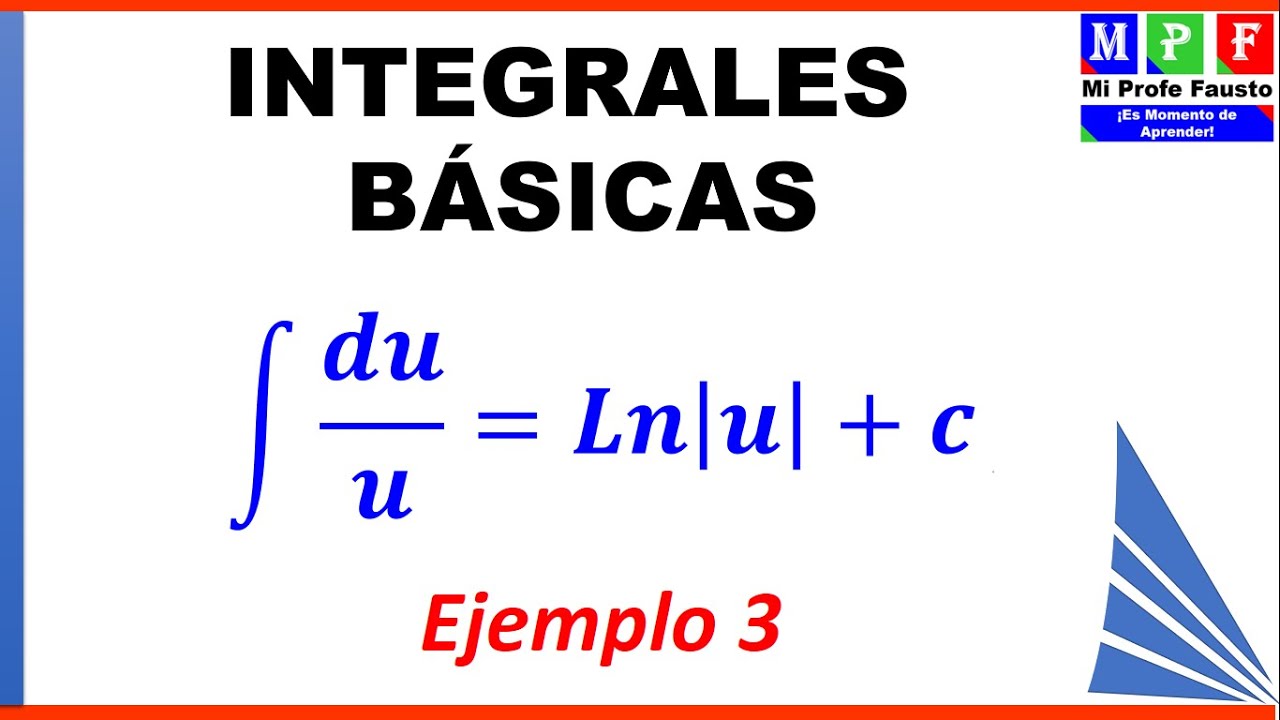 Integrales Básicas u du Ejemplo 3 - YouTube