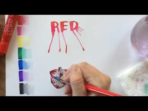 Marker Painting Techniques - YouTube