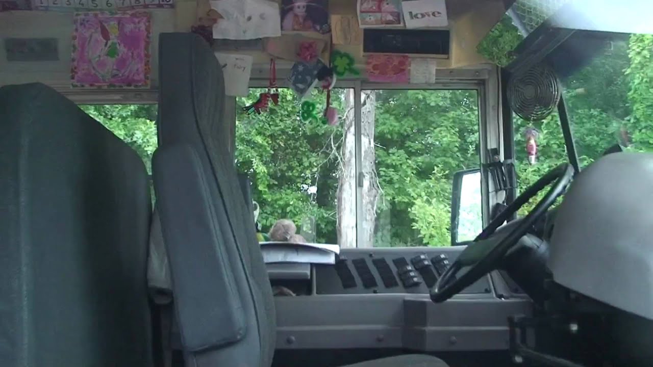 LOOK INSIDE THE CRAZY SCHOOL BUS DRIVERS BUS IN HD - YouTube