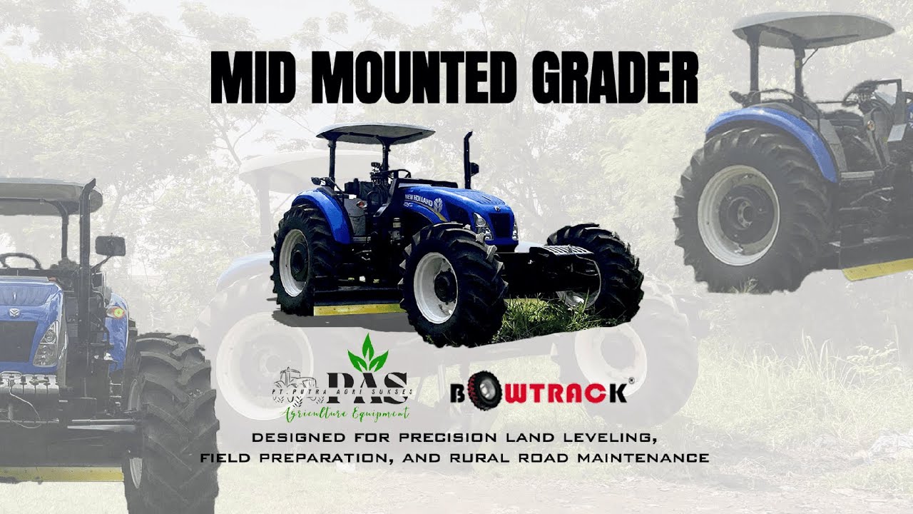 MID MOUNTED GRADER by BOWTRACK - YouTube