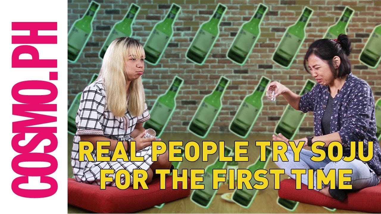 Real People Try Soju For The First Time - YouTube