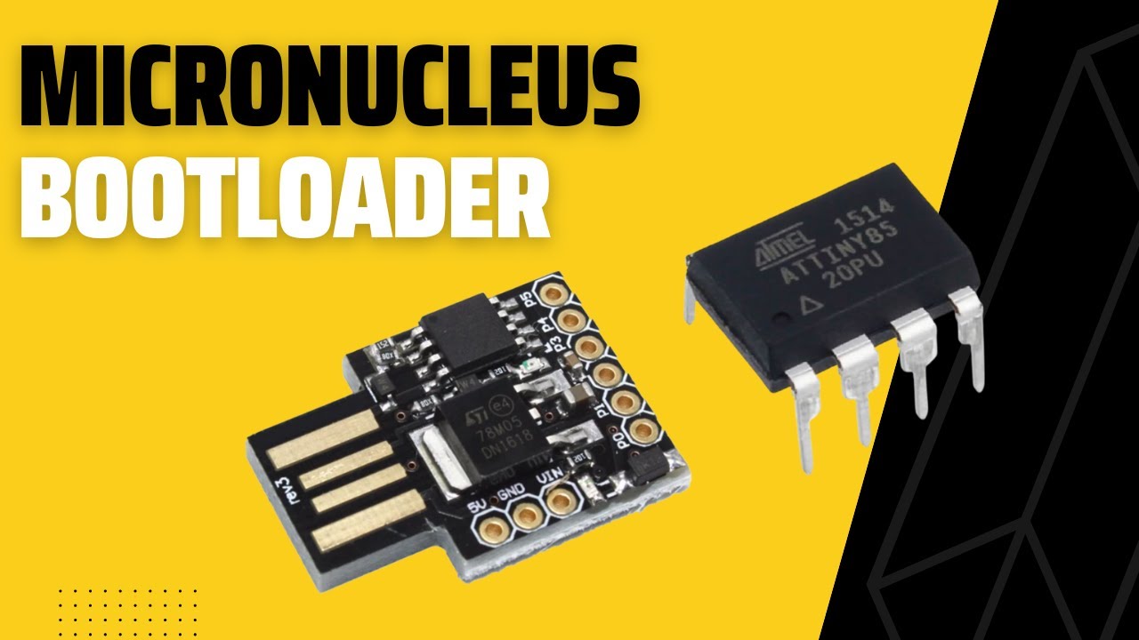 Attiny85 Ve Digispark Kartlarına Micronucleus Bootloader Kurulumu Youtube