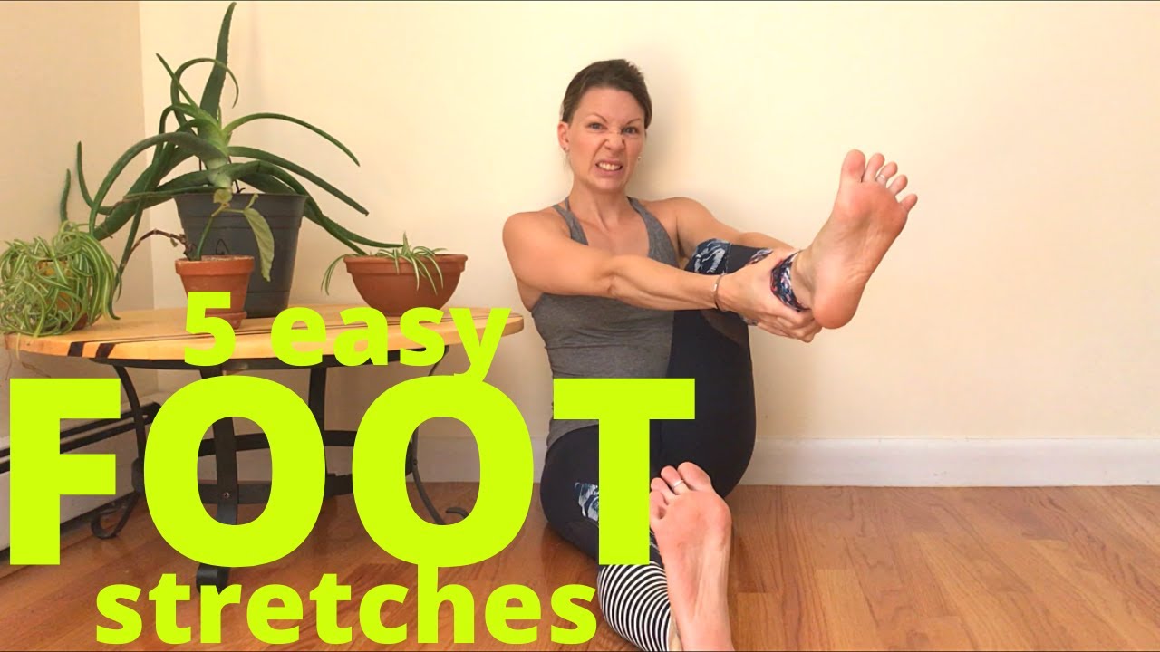 5 EASY FOOT AND ANKLE STRETCHES | Yoga for Feet | Improve Ankle ...