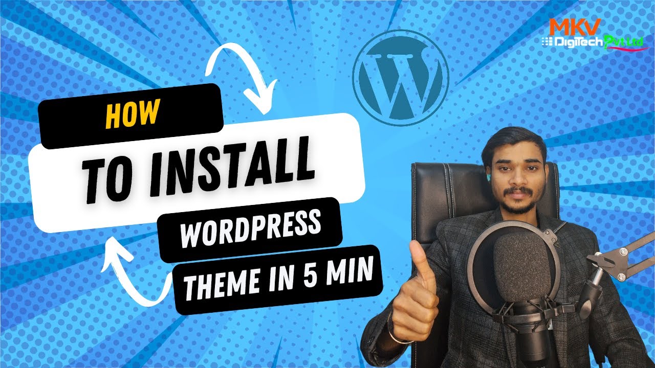 WordPress Theme Kaise Install Kare | How to Install a WordPress Theme | wordpress theme tutorial ...
