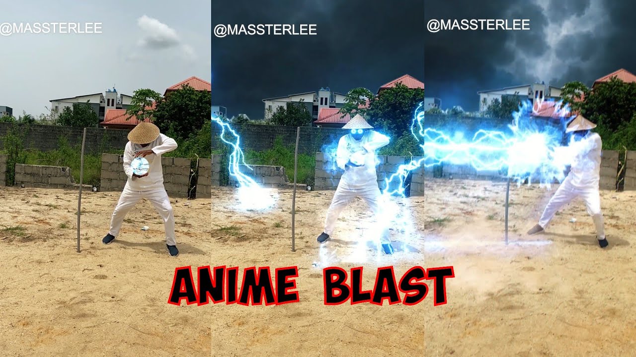 How to Make anime thunder Blast effect In after Effect - YouTube
